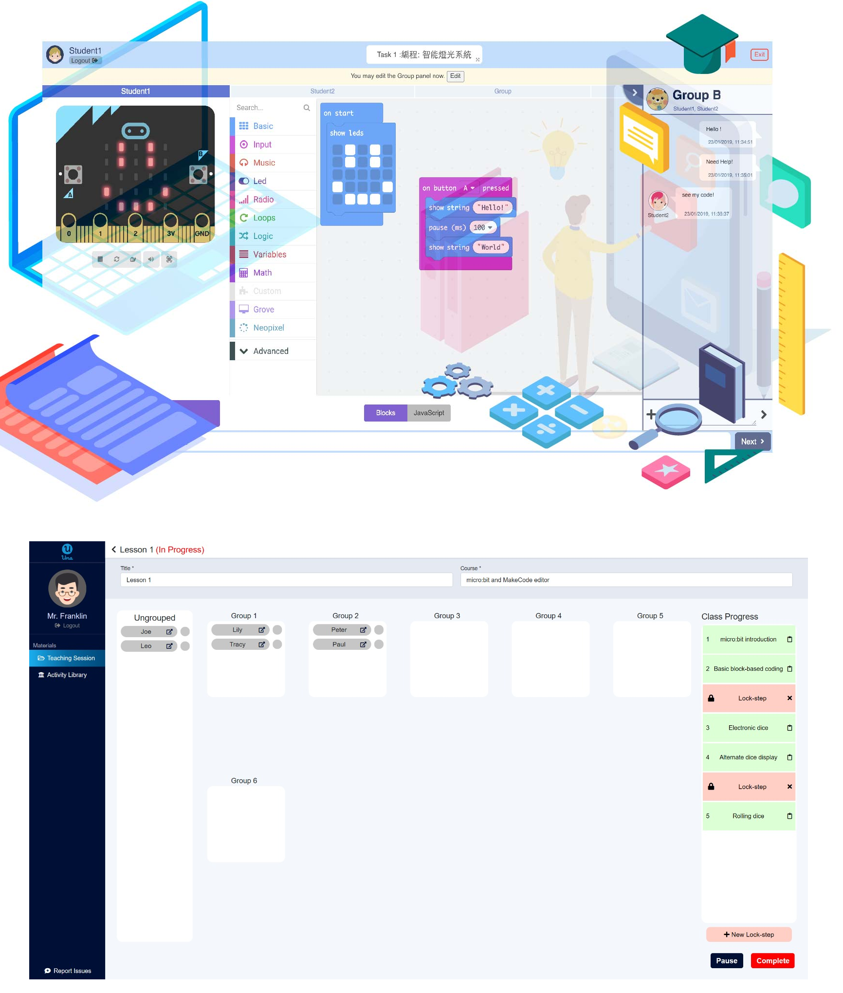 AiTLE + MagiCube : Workshop on Designing a STEM (@ BBC micro:bit) Collaboration Activity | AiTLE ...